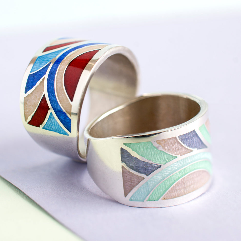 Fine Art Enamel Jewelry – Nikoloz Jewelry
